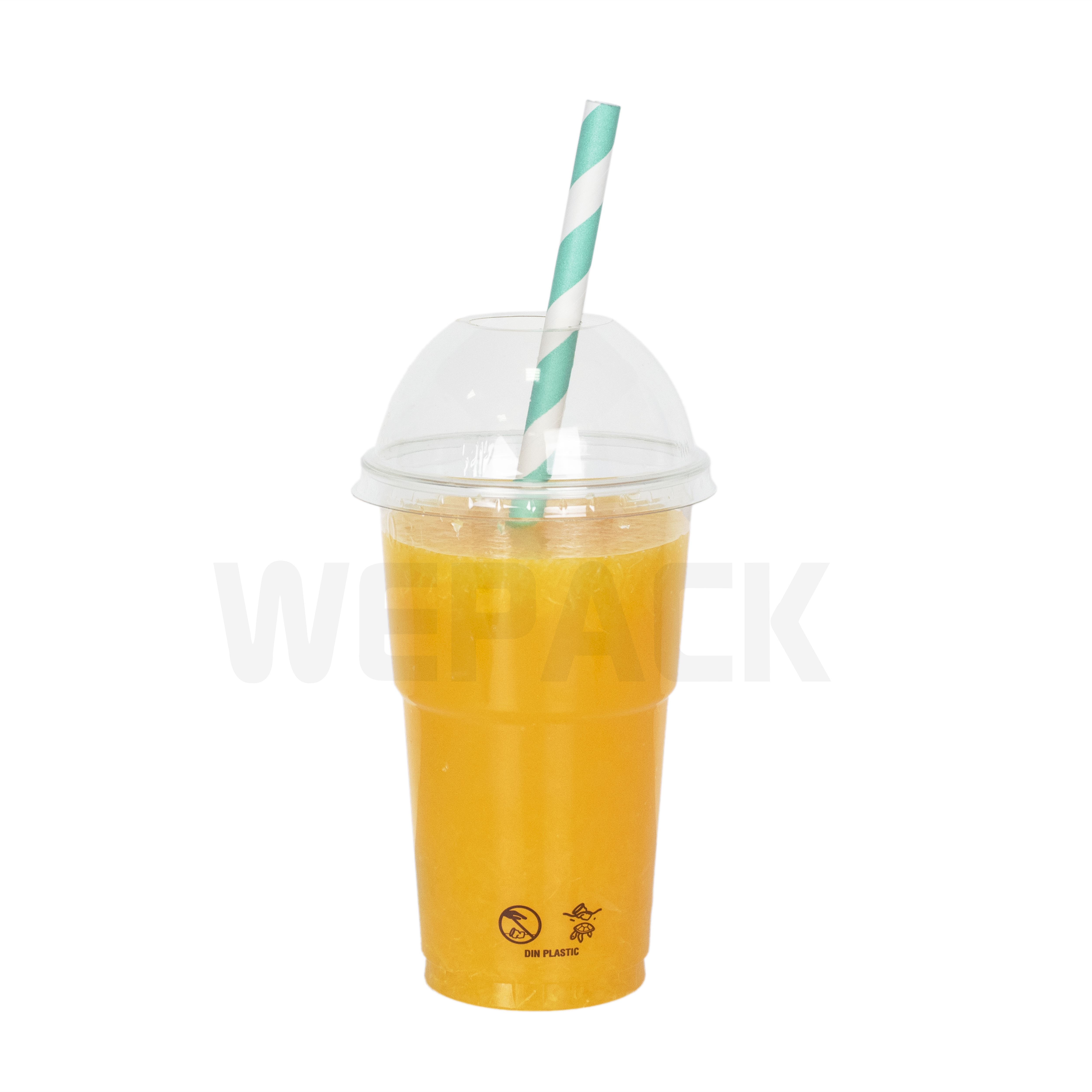 Pahar Cu Capac Transparent RPET | WePack.ro