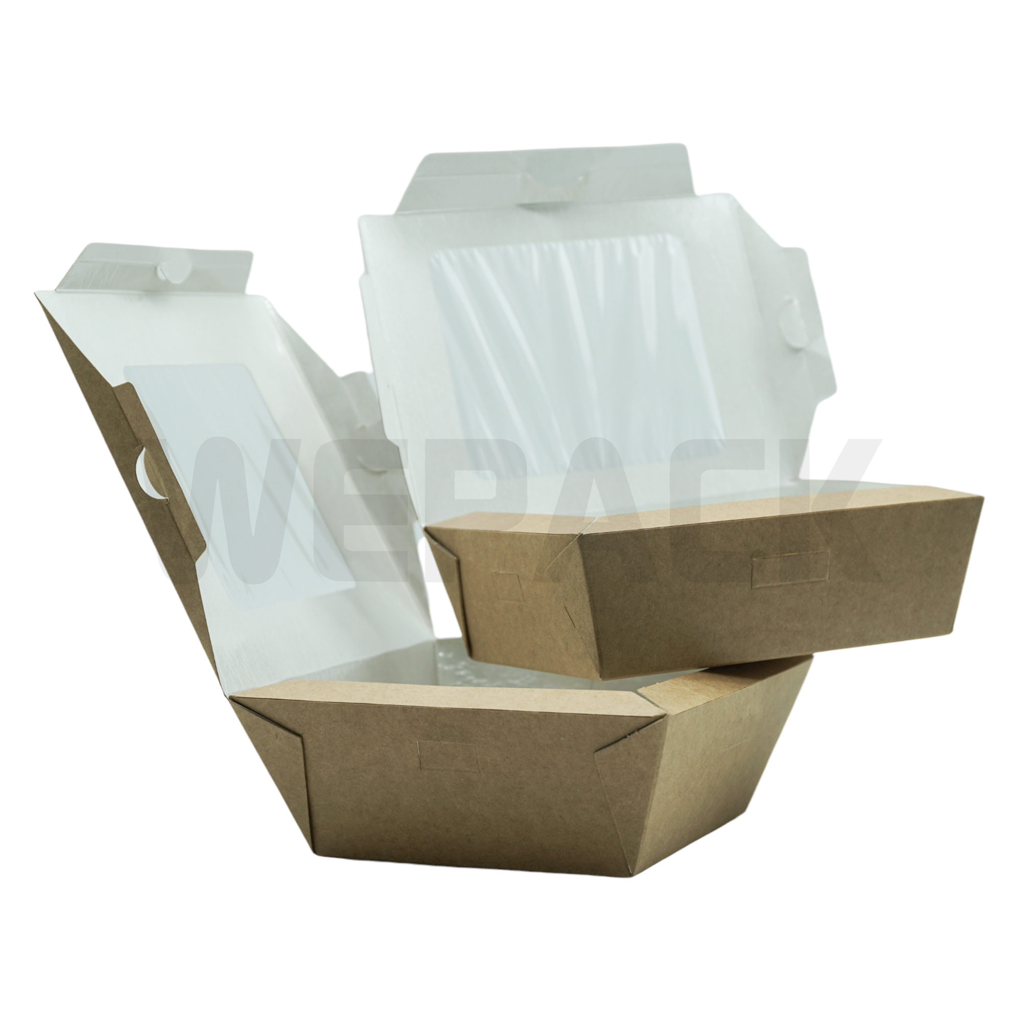 Cutie Pentru Paste Carton Natur cu Fereastra | WePack.ro